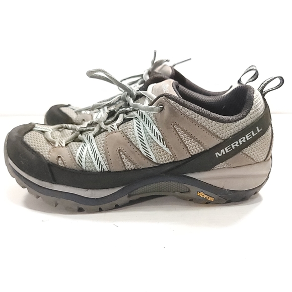 Merrell | Shoes | Merrell Siren Sport 3 Hiking Shoe Gray Lt Blue ...